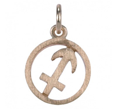 Sterrenbeeld hanger Boogschutter Gold Plated – Ananda Spiritual Living